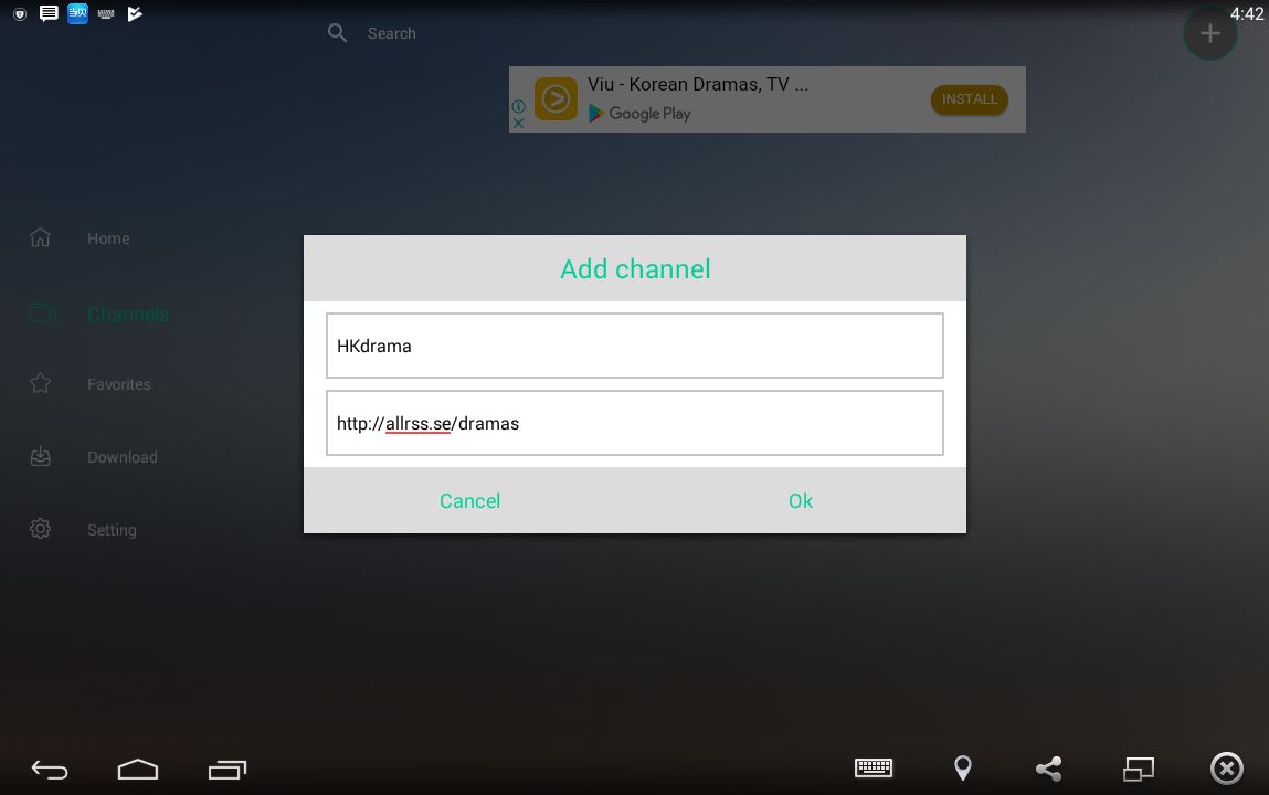 RSS Player 电视版本 - 教你设置如何收看港剧与韩剧等等 - AL部落格