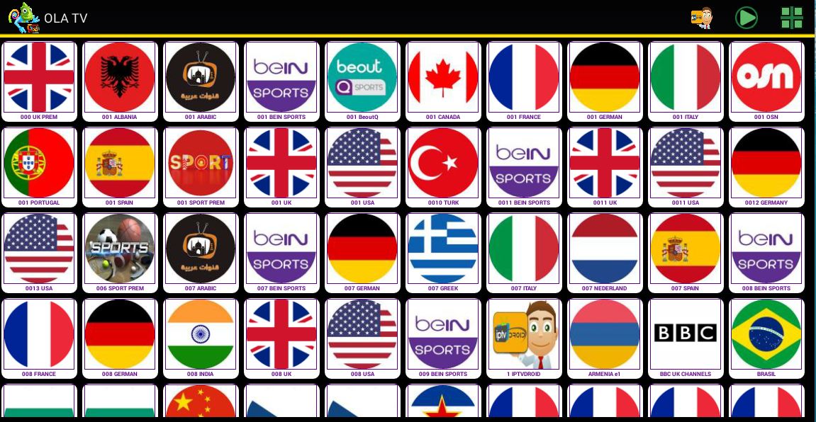 OLA TV收录了超多国家电视直播频道的APP - AL部落格